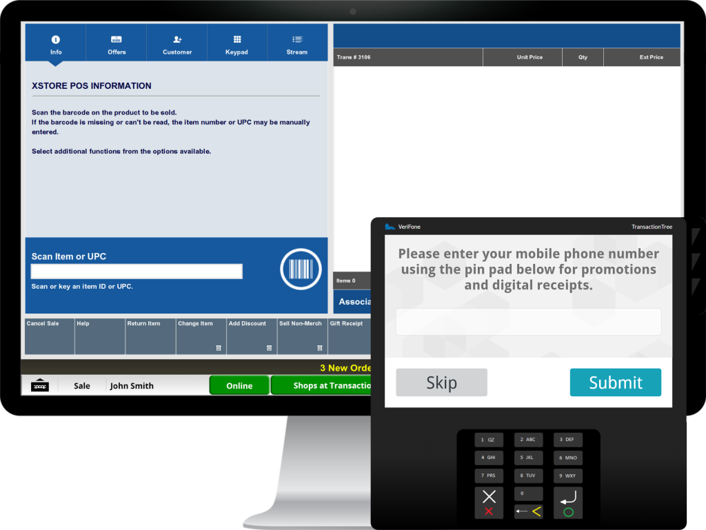 Clerkless Integration: Oracle Xstore - TransactionTree